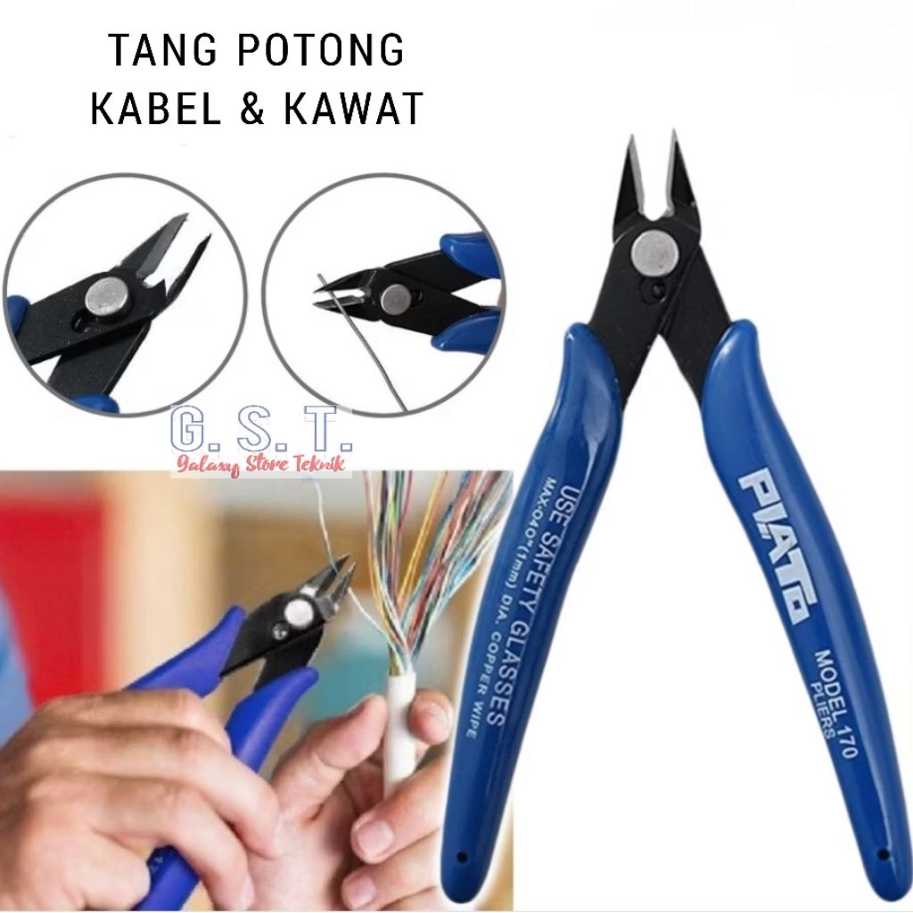 Jual PLATO Tang Potong Kawat Tang Potong Kabel Tang Potong Coil Gunting ...