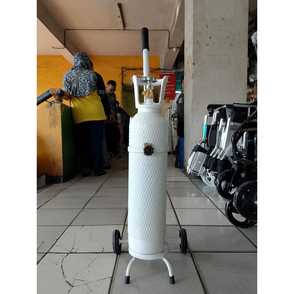 Jual Tabung Oksigen pureair 1m3 set lengkap regulator | Shopee Indonesia