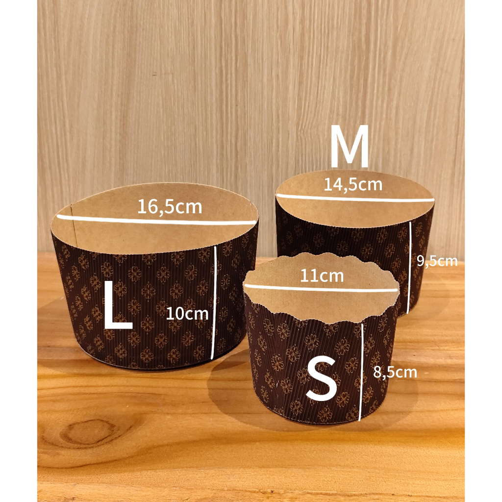 Jual Panettone Paper Cup case bread mould Italian Bread Cup Panettone ...