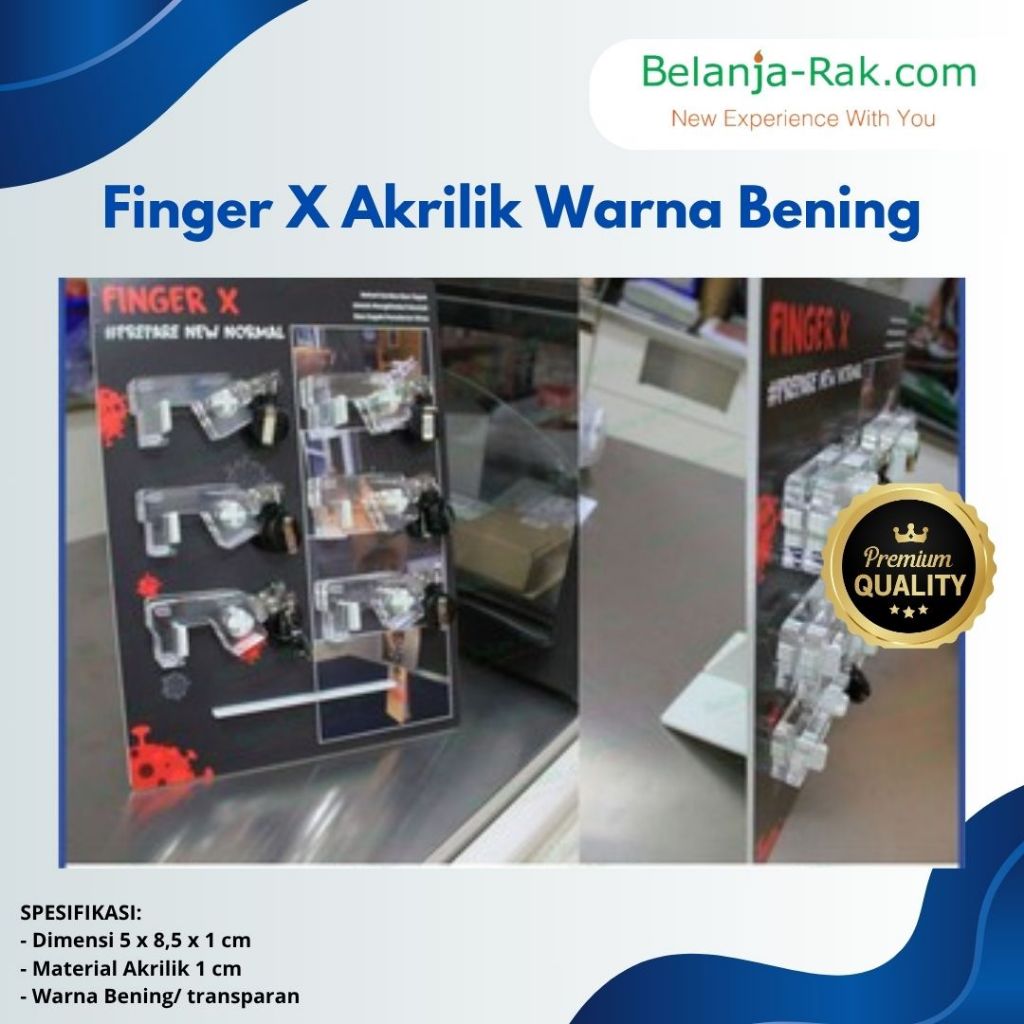 Jual Finger X (Finger Extension) Akrilik Warna Bening | Shopee Indonesia
