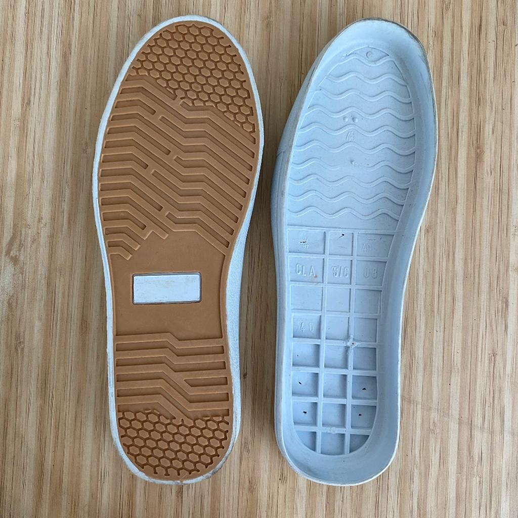 Jual Outsole Sneakers Flat Classic Putih Gum - Sol MTR 2 Warna | Shopee ...