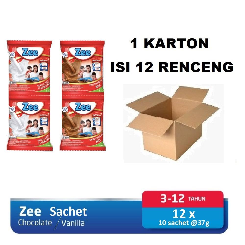 Jual Zee Renceng @10 Sachet 37 gr (1 KARTON isi 12 renceng) | Shopee ...