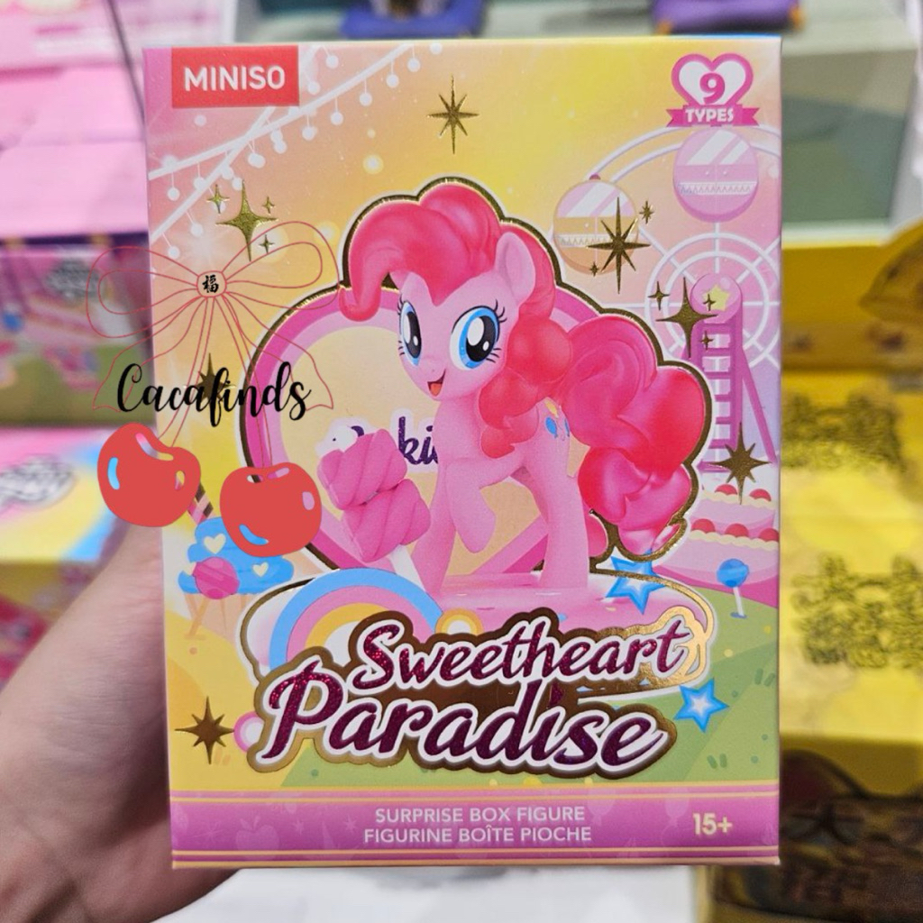 Jual MINISO x MLP‼️Blind Box Figure My Little Pony Sweetheart Paradise ...