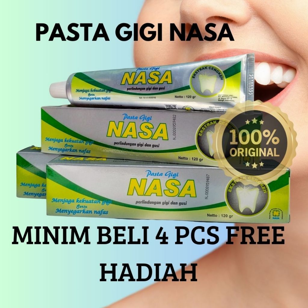 Jual SSS [120gr] Pasta Gigi Nasa | PGN Odol Nasa Original Cegah Karang ...