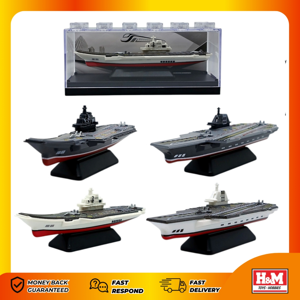 Jual Diecast Kapal Aircraft Carrier Kapal Induk Assortment - Mainan Kapal Perang Pengangkut ...