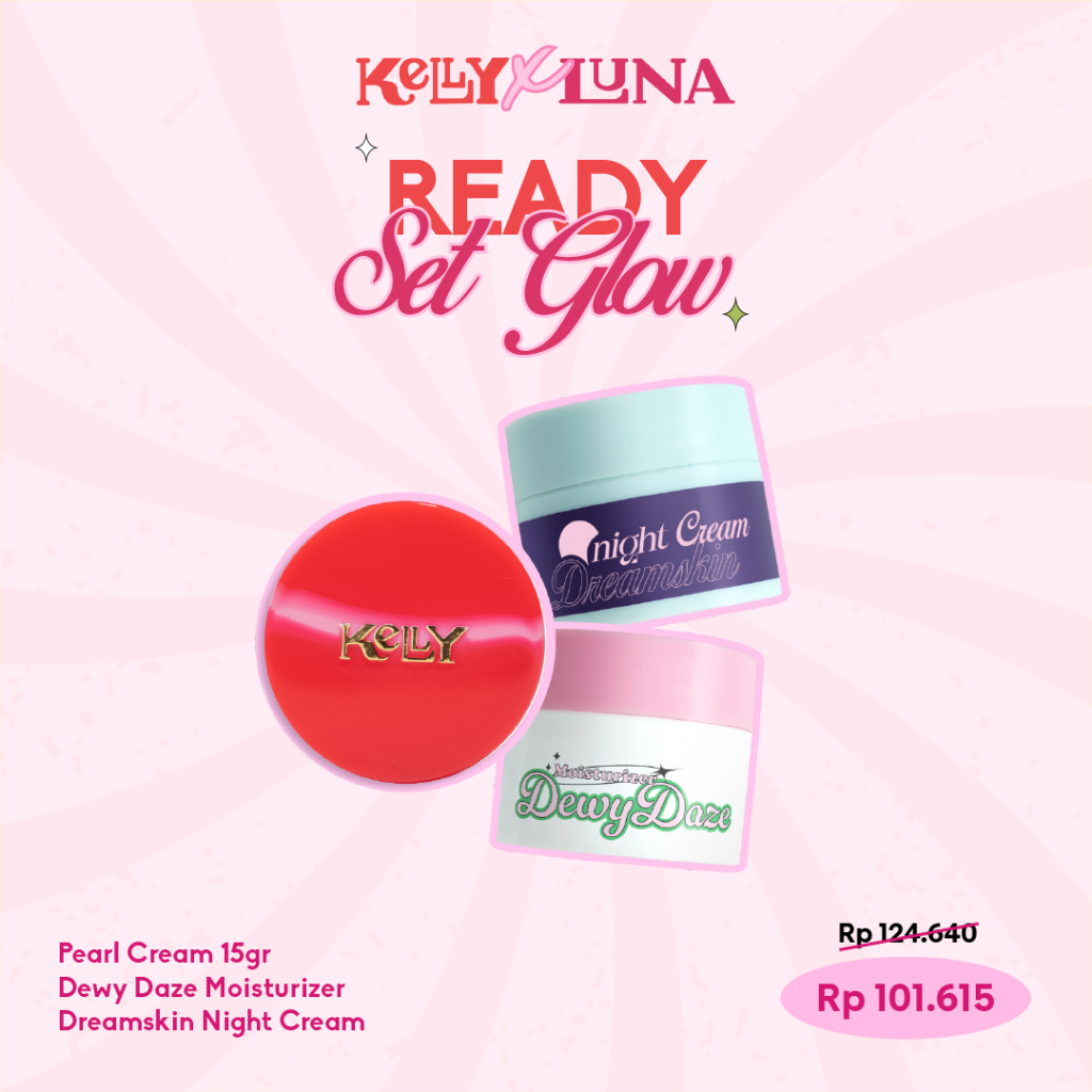 Jual Luna x Kelly Half Package (Luna Night Cream + Luna Moisturizer ...