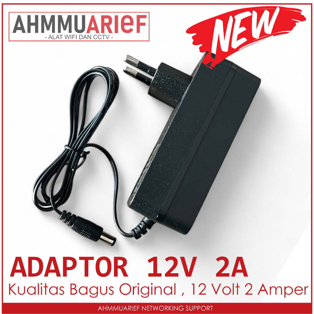 Jual ADAPTOR ADAPTER POWER SUPPLY PSU 12 VOLT 2 AMPER 12V 2A BISA UNTUK ...