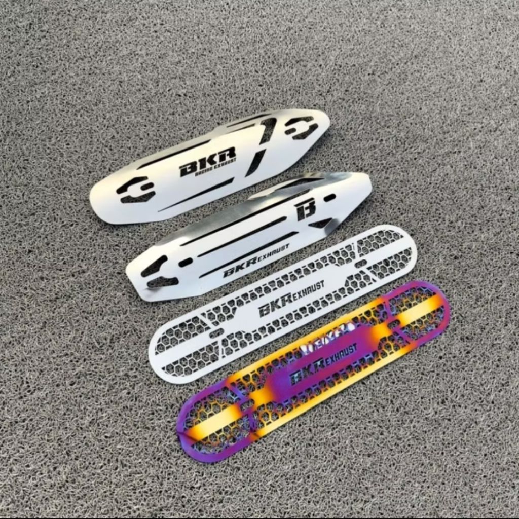 Jual COVER Tameng KENALPOT STAINLES BKR RACING ECHAUST Bisa Untuk All ...