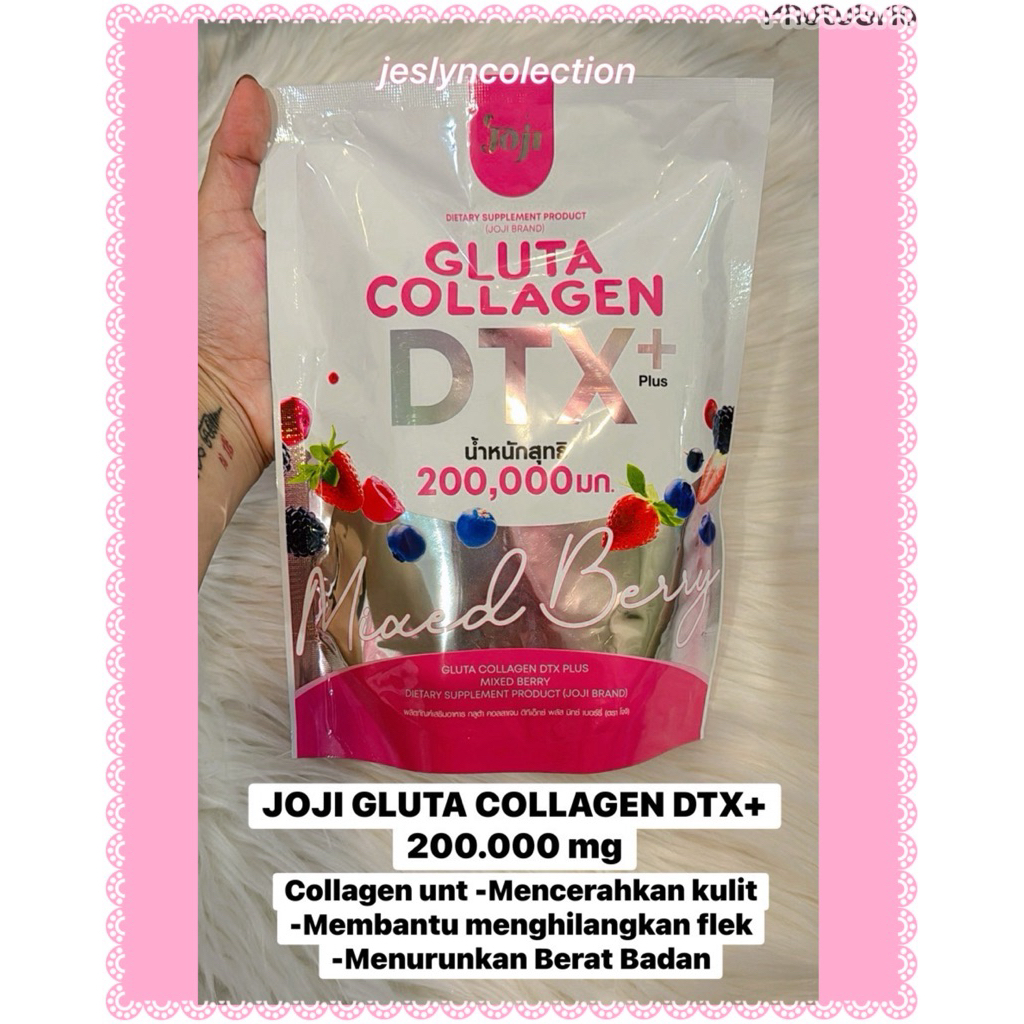 Jual JOJI DTX GLUTA COLLAGEN 200.000 mg ORIGINAL THAILAND / COLLAGEN ...