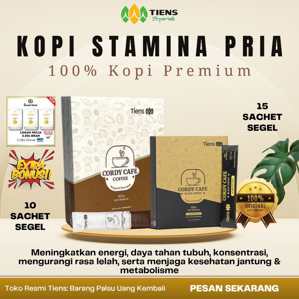 Jual Kopi Dewasa CORDY CAFE TIENS Herbal Original Minuman Kopi ...