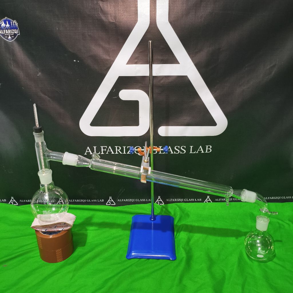 Jual Alat destilasi vakum sederhana 500ml pyrex | Shopee Indonesia