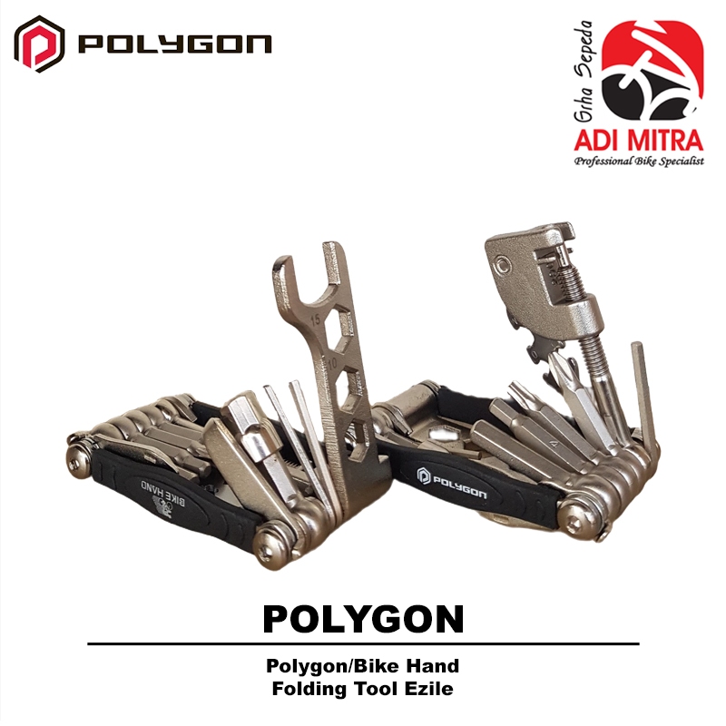 Jual Polygon Ezile Folding Tool 21F Kunci Sepeda Set Bike Tool Kit | Shopee Indonesia