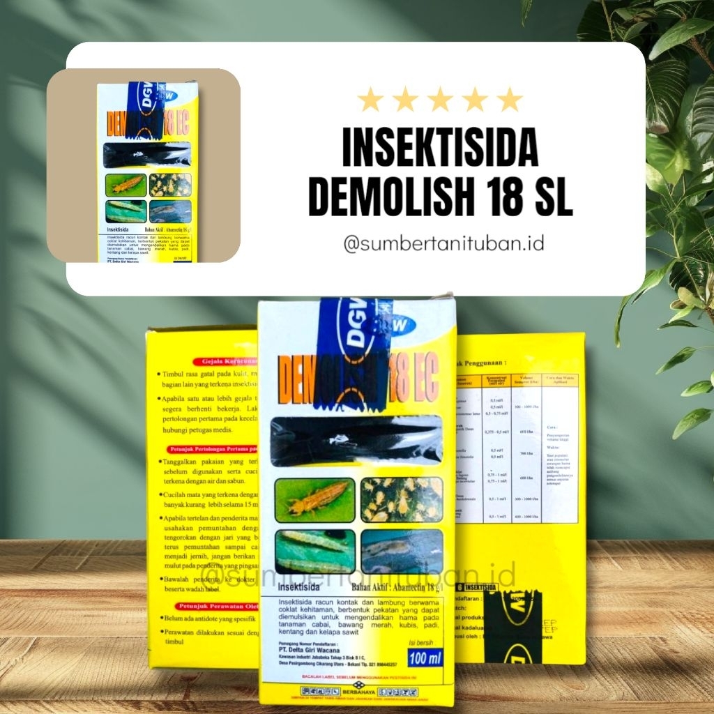 Jual INSEKTISIDA "DEMOLISH 18 EC" (KEMASAN 100-200.ML) | Shopee Indonesia