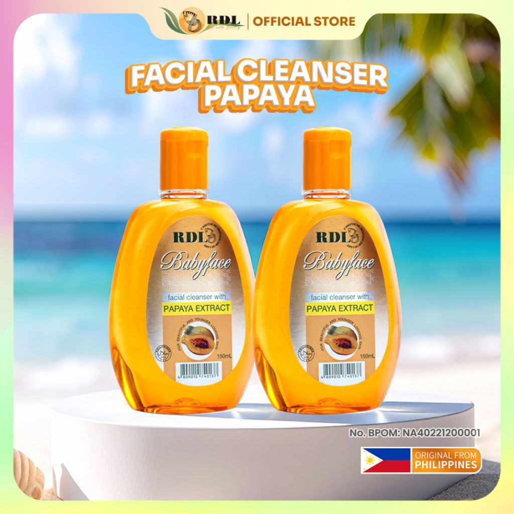 Jual 2PCS - RDL Facial Cleanser Pembersih Wajah Extract Papaya | Shopee ...