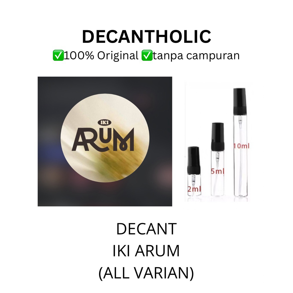 Jual DECANT IKI ARUM (ALL VARIAN) | Shopee Indonesia