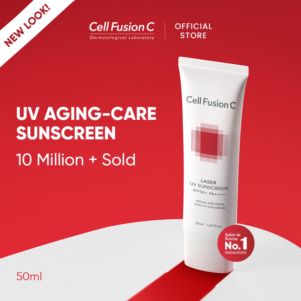 Jual CELL FUSION C - Laser UV Sunscreen SPF 50+ PA+++ (Big 50ml ...