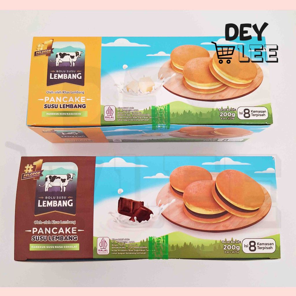 Jual Pancake isi 8 pcs ALL VARIANT Bolu Susu Lembang Oleh-Oleh Khas ...