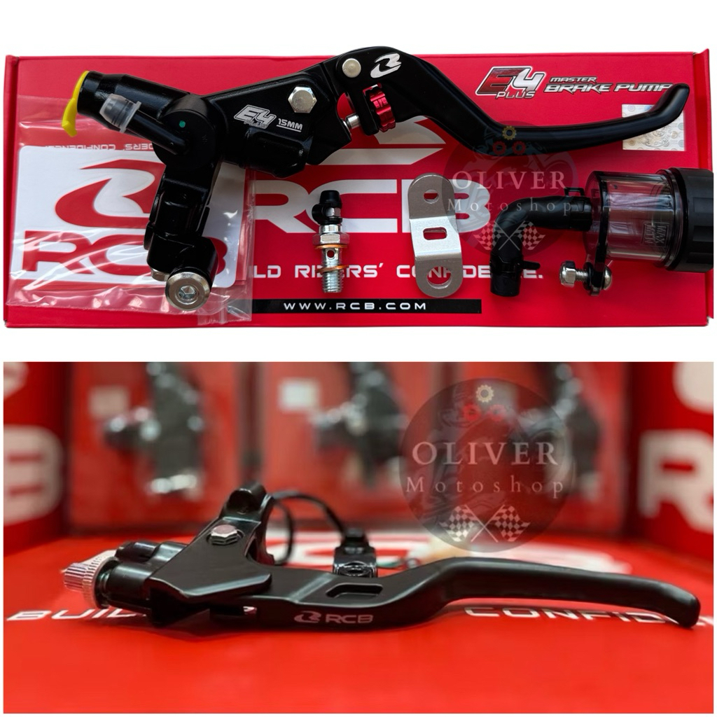 Jual Paket Master Rem RCB E4+ 15MM dan Kopling RCB “E2/E3” Hitam - Bisa ...