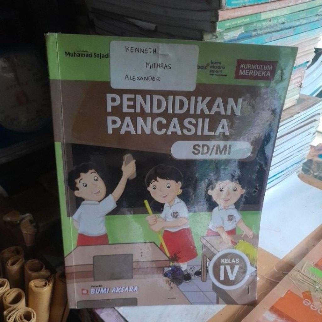 Jual BUKU PENDIDIKAN PANCASILA UNTUK SD KELAS IV/4 ,KURIKULUM MERDEKA ...