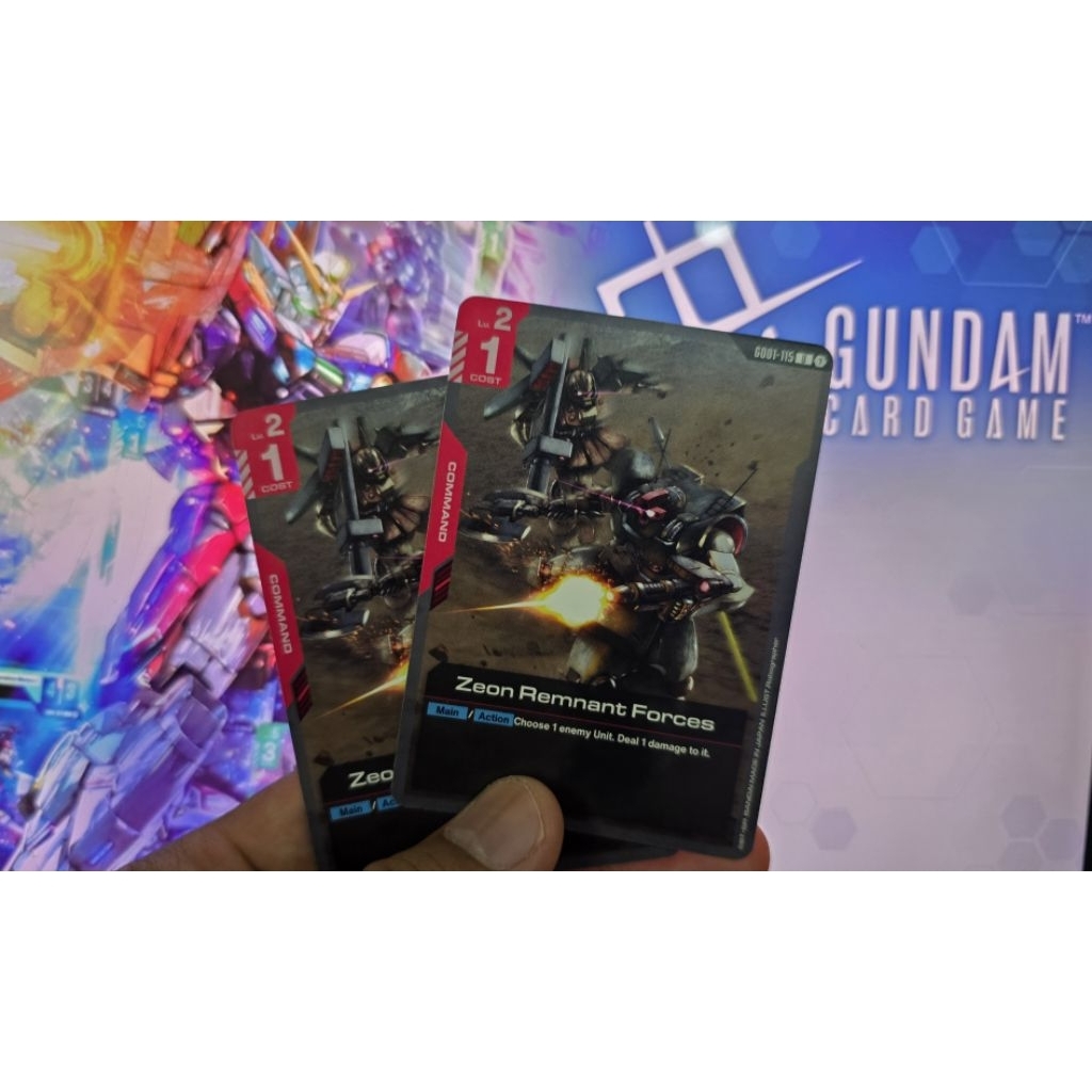 Jual GUNDAM CARD GAME : Zeon Remnant (Command) | Shopee Indonesia