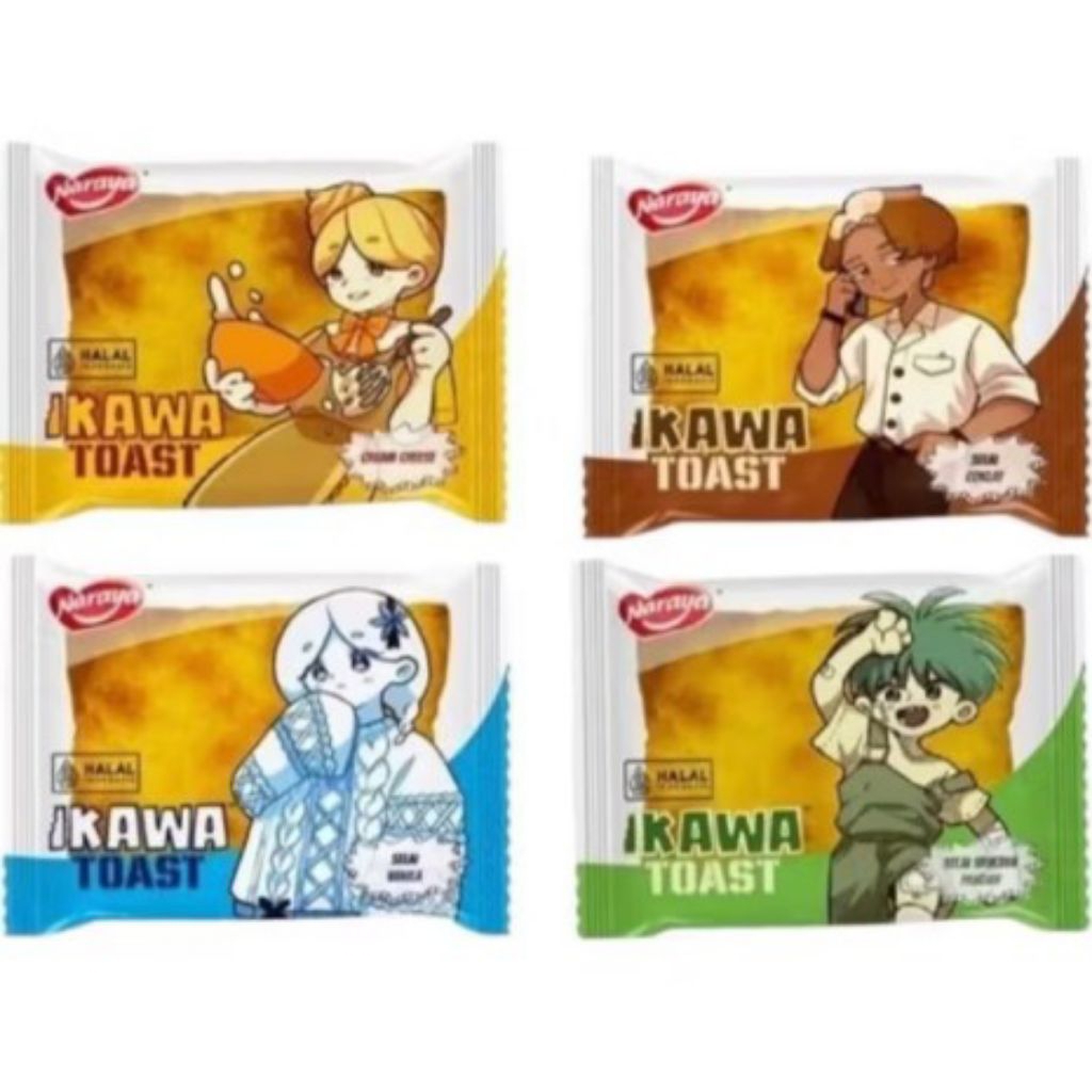 Jual Ikawa Toast & TOS Sandwich Naraya Roti Panggang Viral ed 12/25 ...
