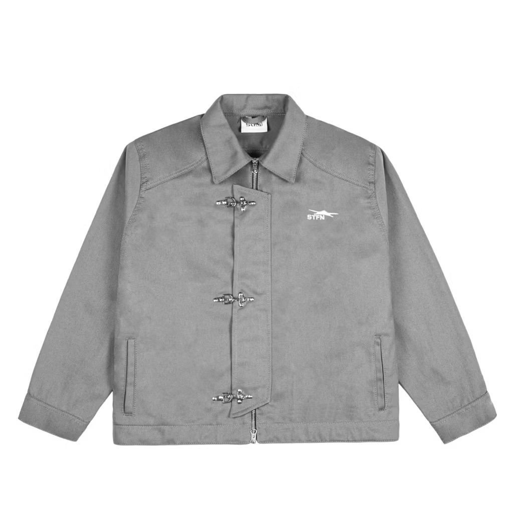 Jual Satisfaction | Fireman Clasp Jacket FRACTURE Light Grey | Shopee ...