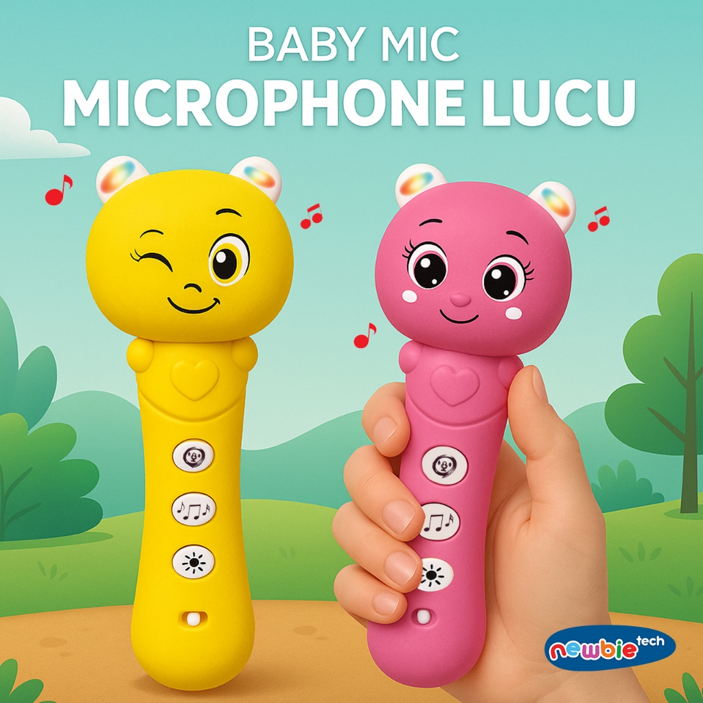 Jual Toko Mainan Cotton Baby Mic Newbietech - Mainan Microphone Record ...