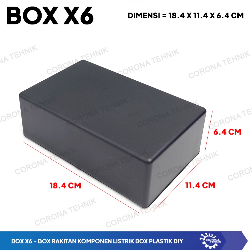 Jual Box X6 - Box Rakitan Komponen Listrik Box Plastik DIY | Shopee ...