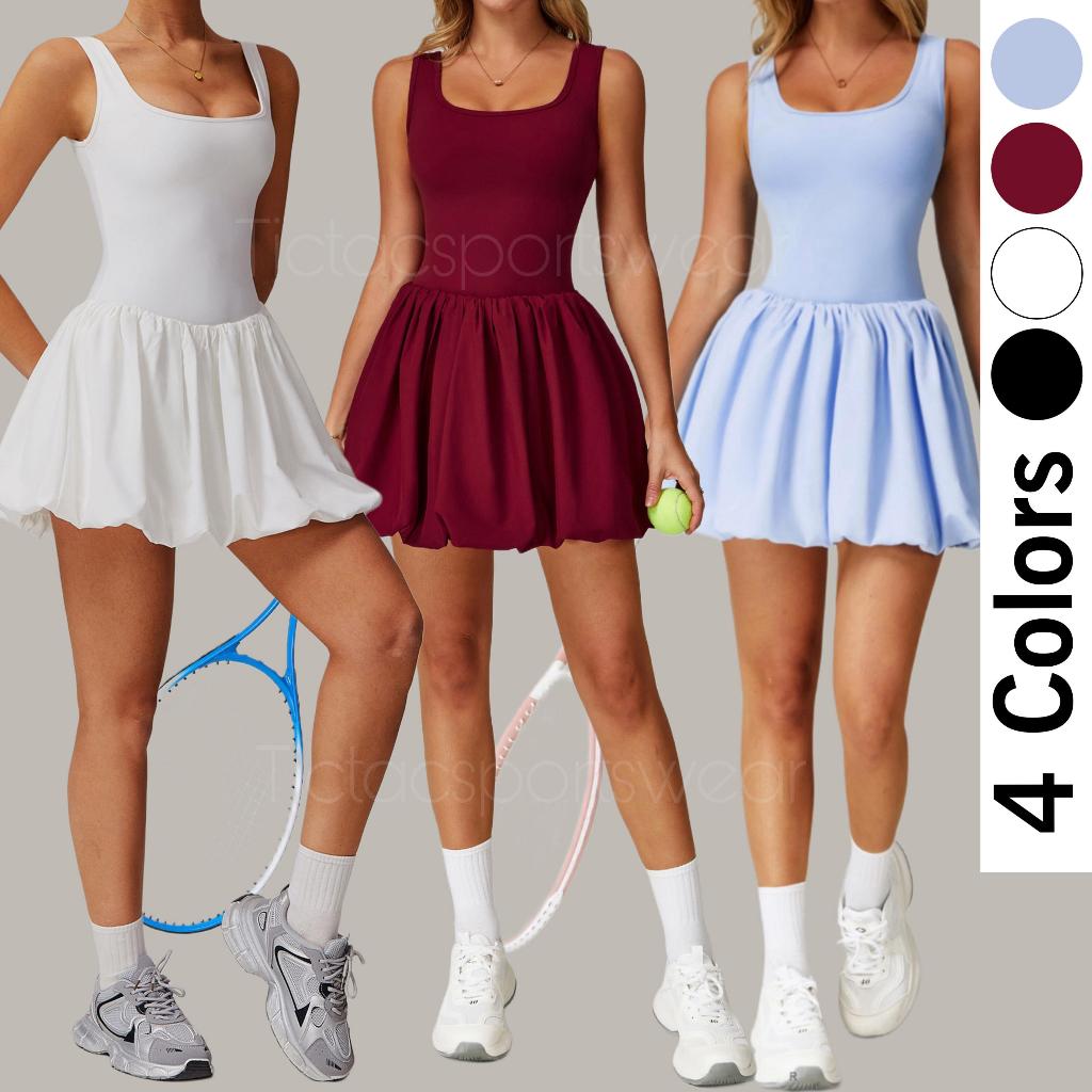Jual LOTTIE PADEL DRESS (With Cup Bra + Short) / SETELAN DRESS OLAHRAGA ...