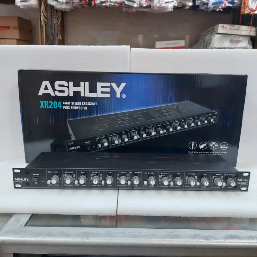 Jual crossover aktif 4 way plus subwoofer Ashley XR 204 original ...