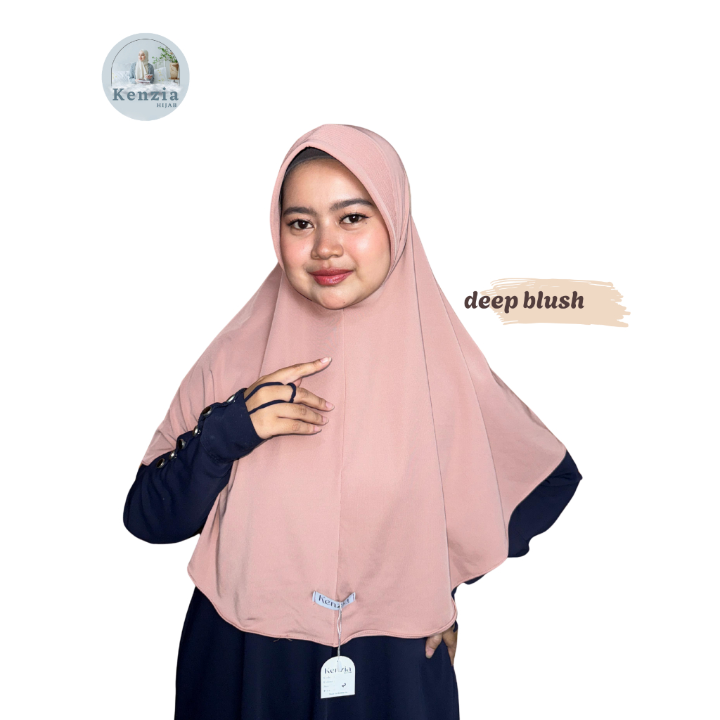 Jual Hijab Bergo Pad Tebal Size L/Jilbab Instan BY KENZIA | Shopee Indonesia