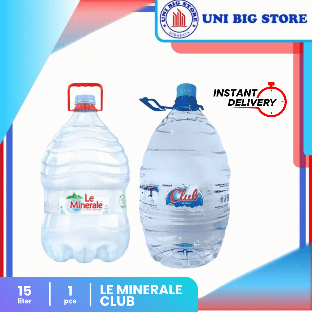 Jual Le Minerale Club Air Mineral 15 Liter Galon | Shopee Indonesia