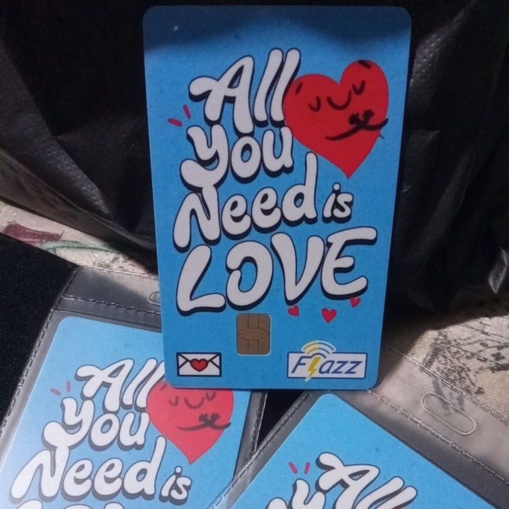 Jual flazz bca gen 2 all you need is love blue biru support nfc ...