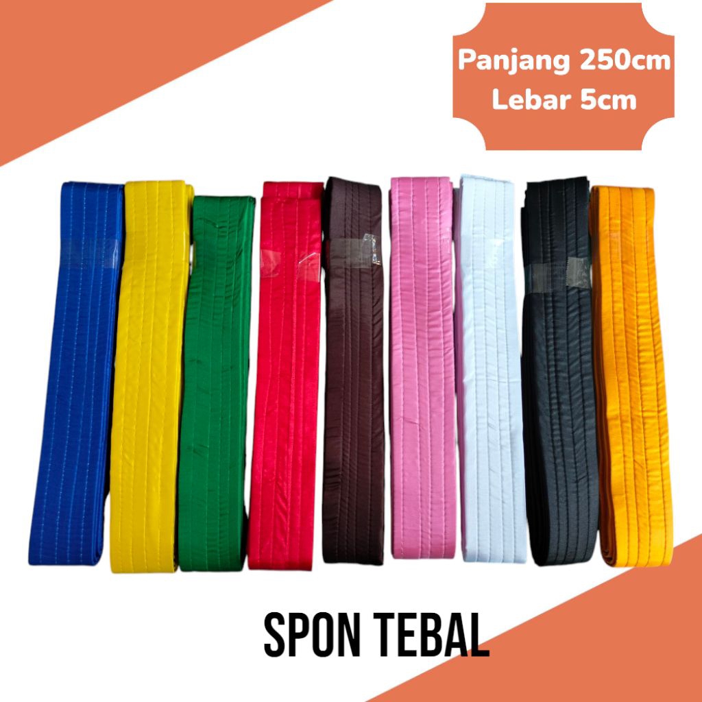 Jual sabuk pencak silat / sabuk karate / sabuk taekwondo / sabuk ...