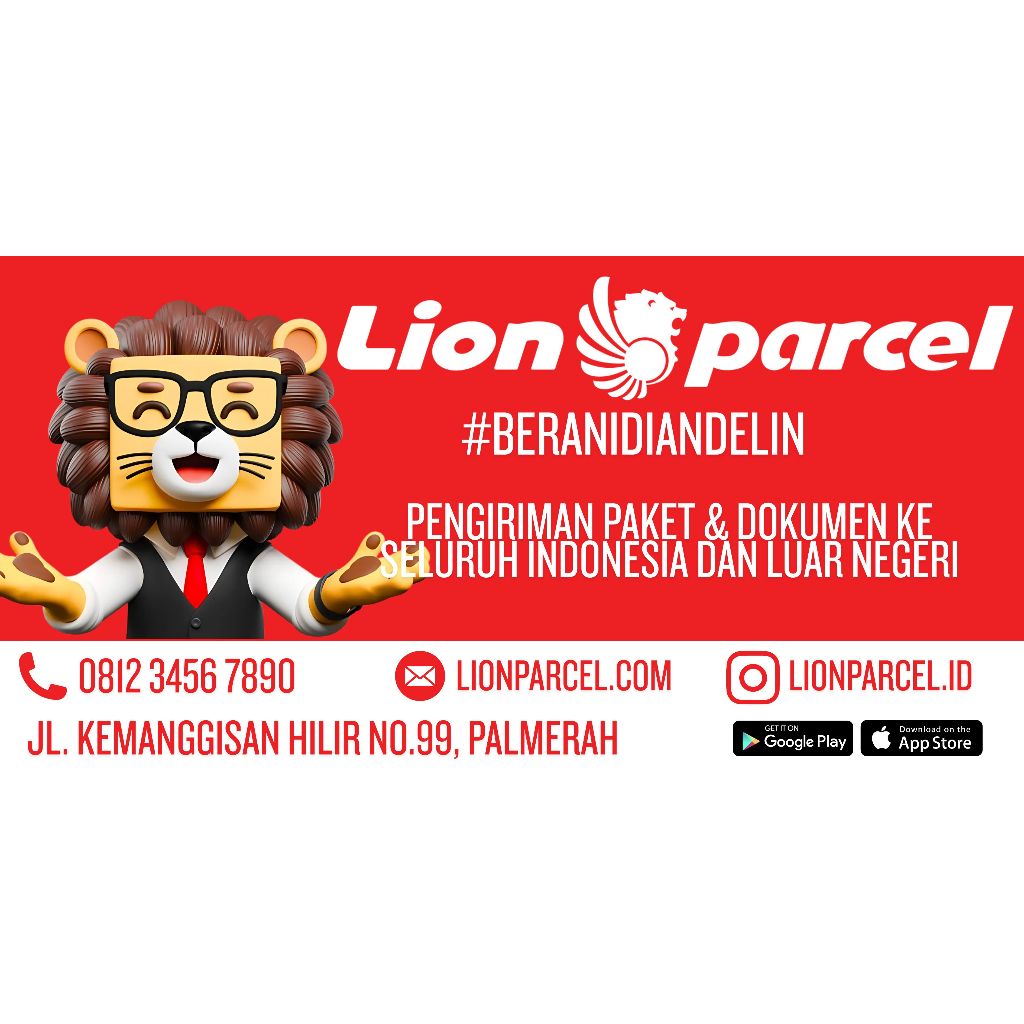 Jual BANNER SPANDUK EKSPEDISI JNE LION PARCEL JNT SICEPAT ANTERAJA DAN ...
