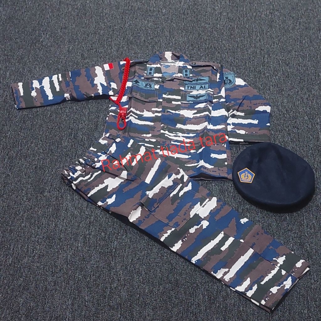 Jual BAJU PROFESI ANAK LORENG TNI AL/BAJU KARNAVAL ANAK LORENG TNI AL ...