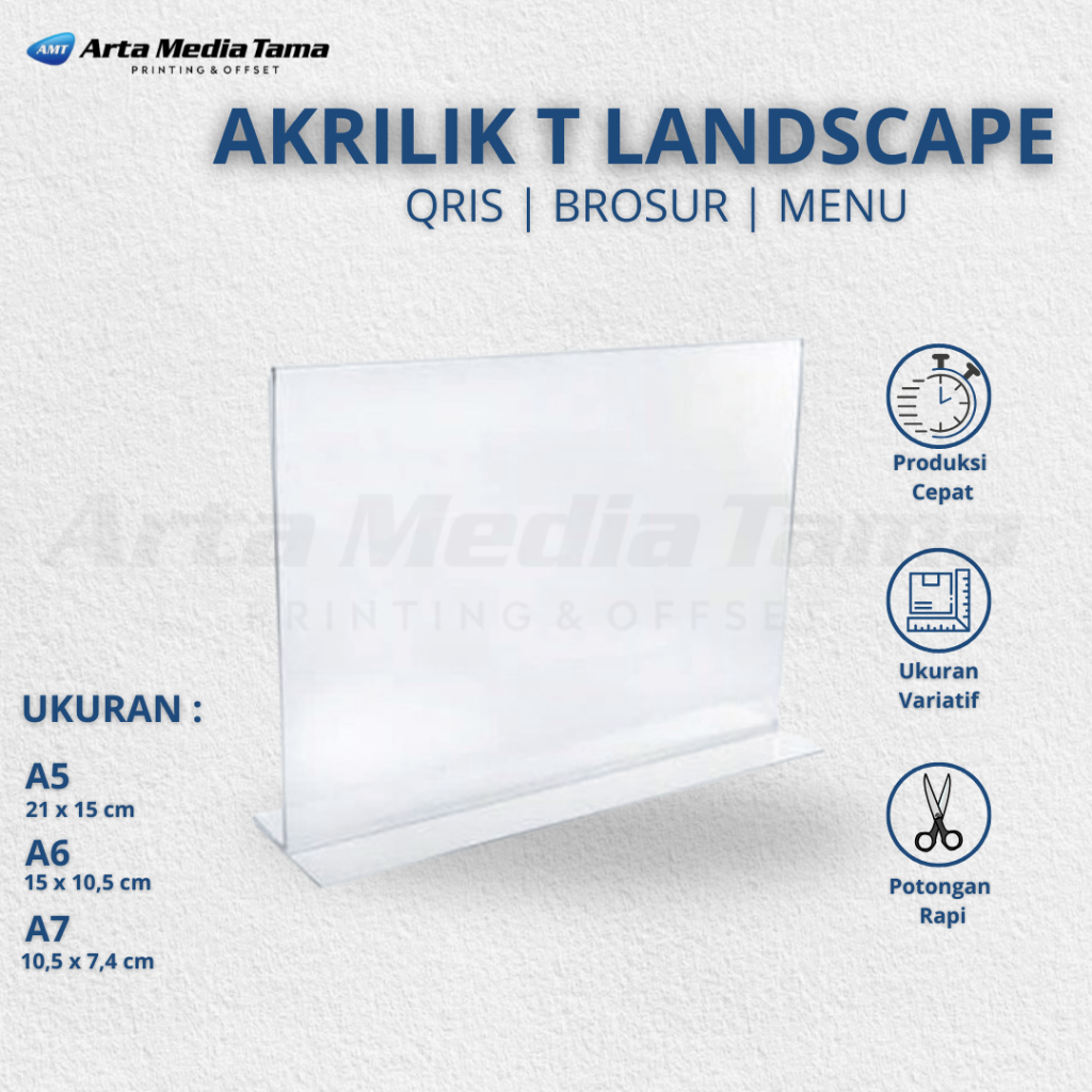 Jual ARTAMEDIATAMA - TEMPAT BROSUR AKRILIK LANDSCAPE T | AKRILIK STAND ...