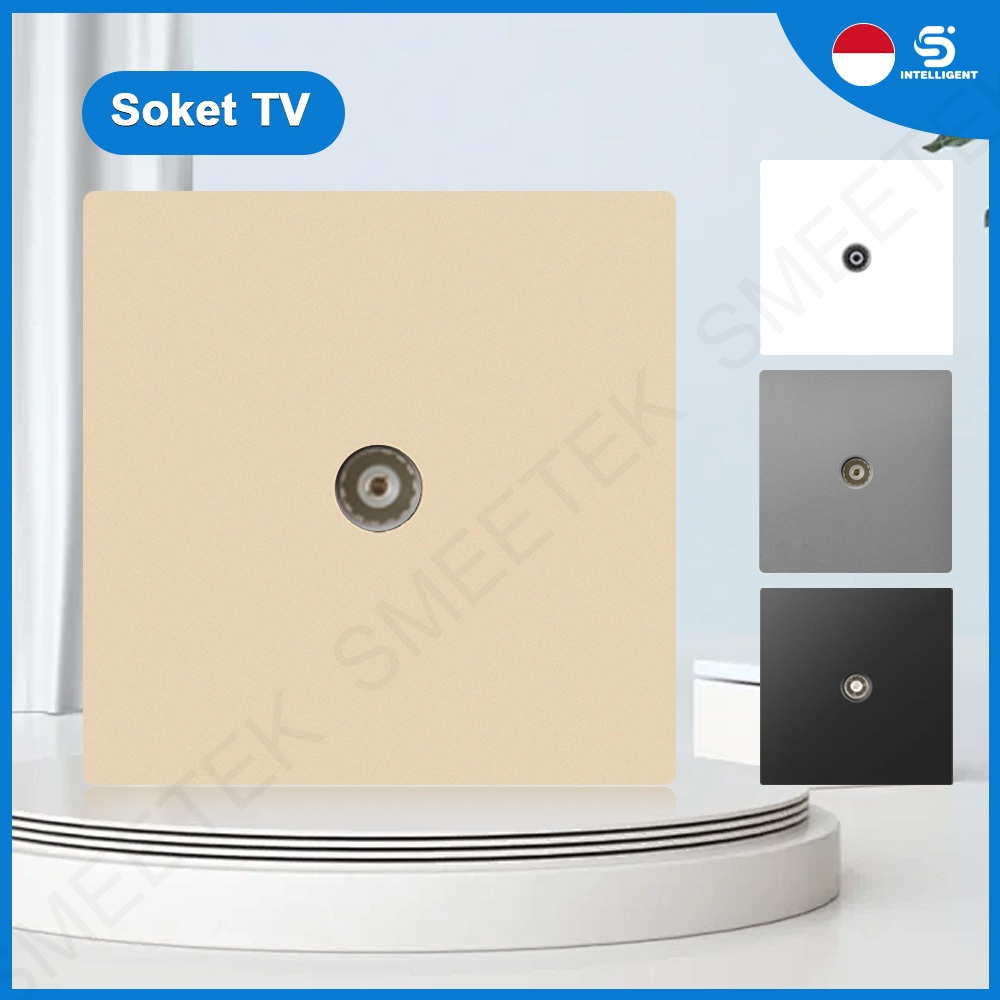 Jual Stop Kontak TV 1 Gang Outlet Antenna TV Stop Kontak Dinding Soket ...