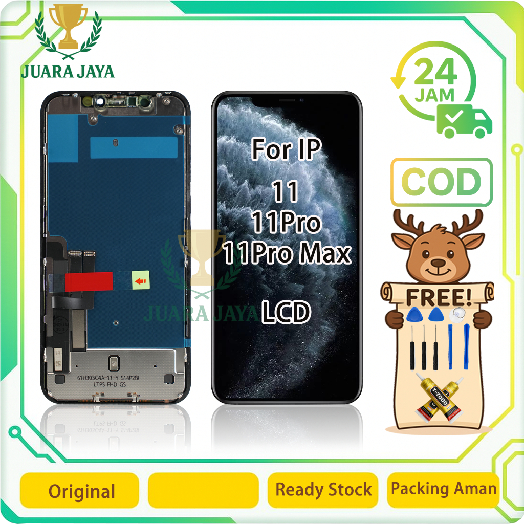 Jual LCD FOR IPHONE 11 / 11PRO / 11 PROMAX UNIVERSAL FULLSET ...