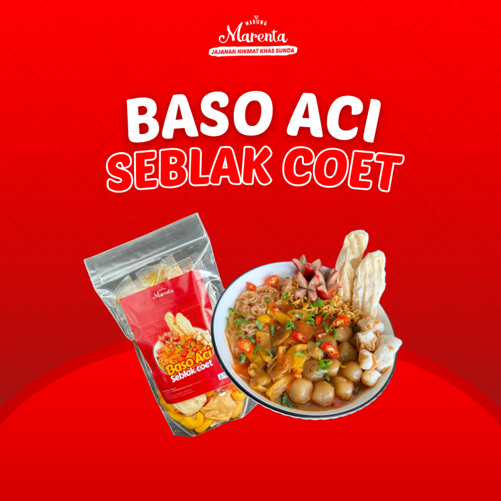 Jual [SPESIAL] Warung Marenta Baso Aci Seblak Coet Pedas Gurih Nikmat ...