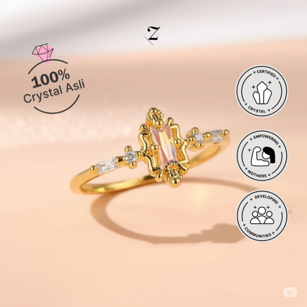 Jual Iridescent Majesty Halo Ring | Shopee Indonesia