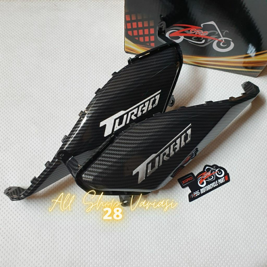 Jual COVER TUTUP BODY SAMPING KECIL NMAX TURBO/NMAX NEO S CARBON WTP ...