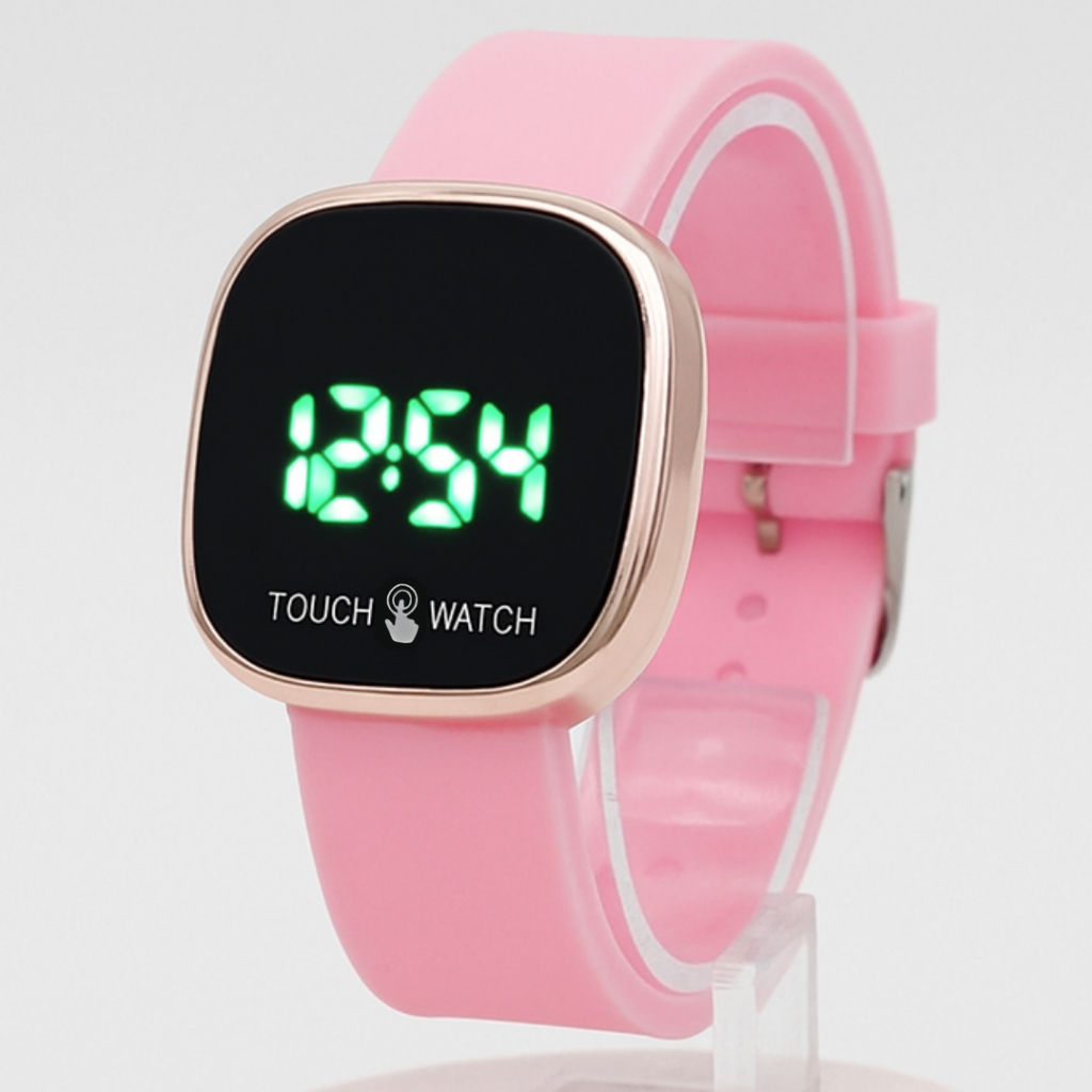 Jual jam tangan anak sd perempuan layar sentuh lucu anti air led keren ...