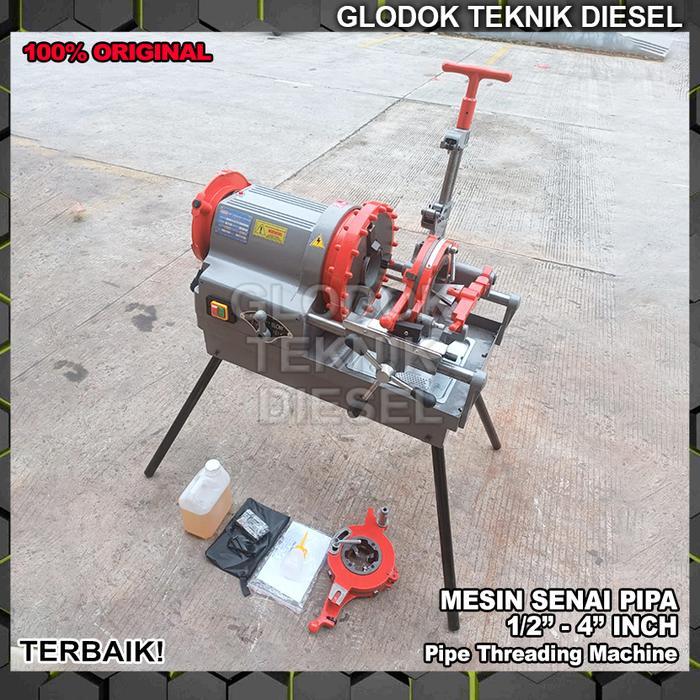 Jual Mesin Senai Pipa Listrik 1/2" - 4" Pipe Threading Machine Electric ...
