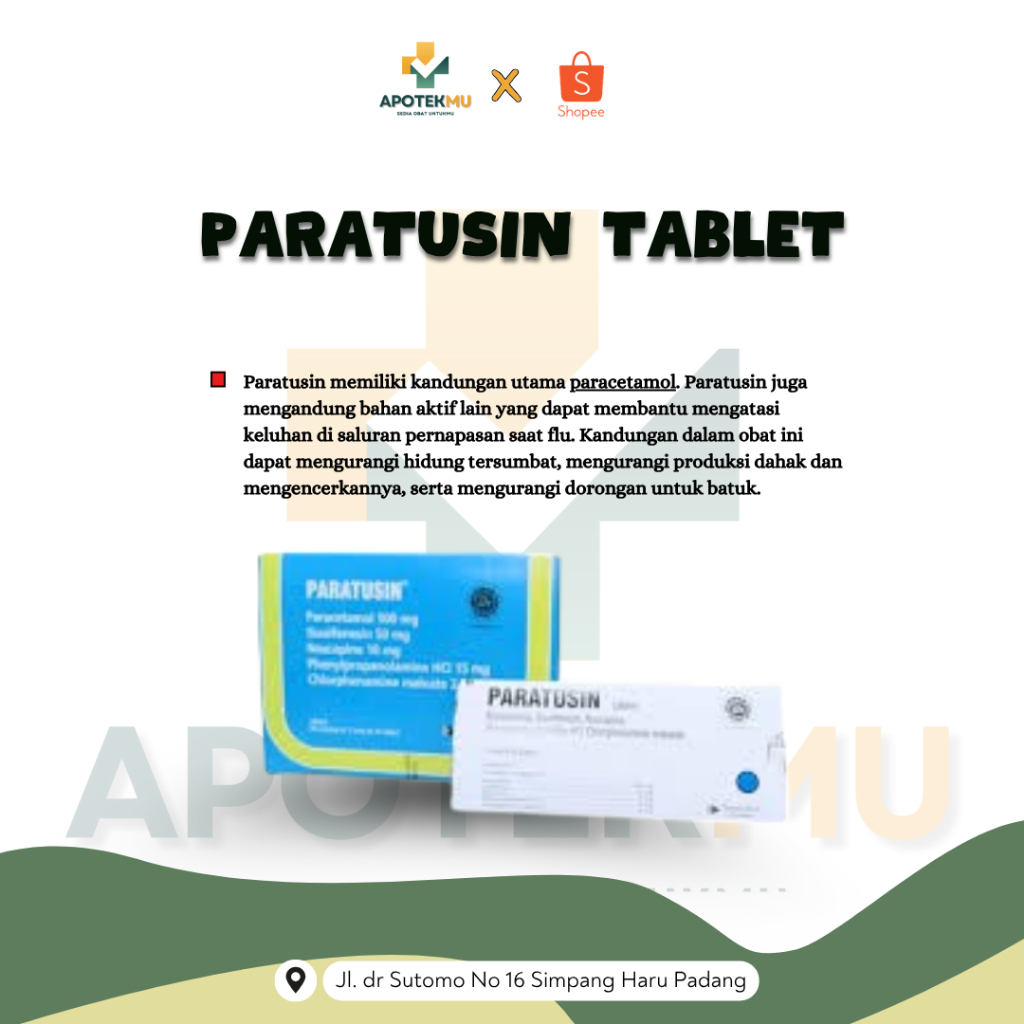 Jual PARATUSIN 1 STR 10 TAB | Shopee Indonesia