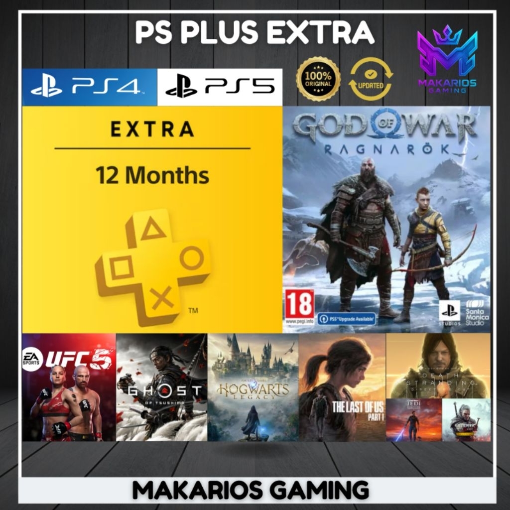 Jual Playstation Plus PSPLUS Extra PS5 & PS4 1 TAHUN | Shopee Indonesia