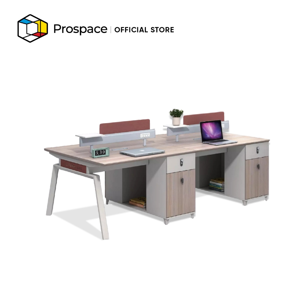 Jual PROSPACE Meja Kerja Workstation ZYZ013 Meja Kantor Karyawan ...