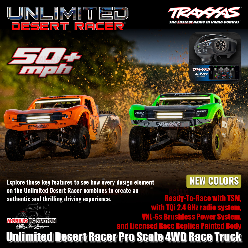 Jual Traxxas 85086-4 UDR Unlimited Desert Racer Pro Scale 4x4 6S RC ...