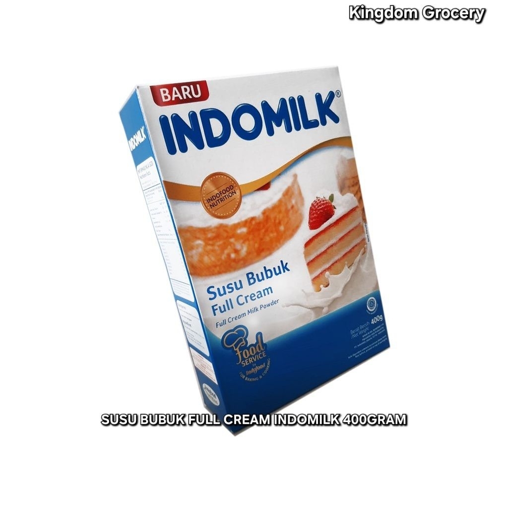 Jual INDOMILK SUSU BUBUK FULL CREAM 400GR | Shopee Indonesia