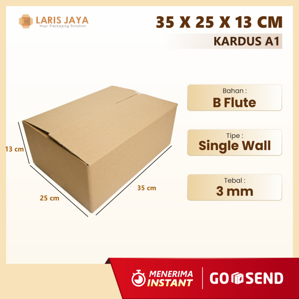 Jual Kardus / Box / Karton / Kotak Packing Sepatu - 35 x 25 x 13 cm ...